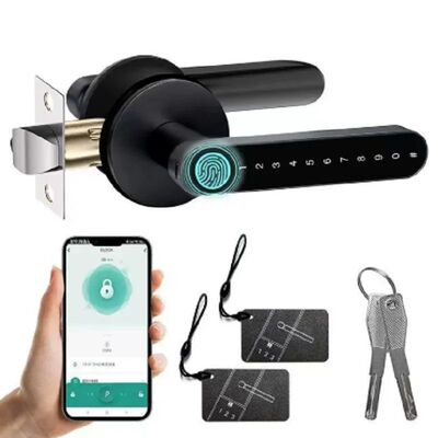Biometric Fingerprint Keyless Entry Door Lock with Handle Do
