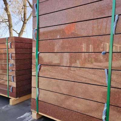 花岗岩墓碑石材成品贵妃红石材红色大理石家族烈士石碑