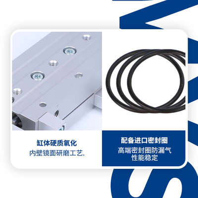 滑台气缸SMC型MXS6/8/12/16/25L-10/20/30/40/50/75/100/AS/B