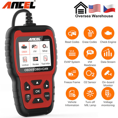 Ancel AS500 OBD2 Scanner Engine  Reader Car Diagnostics Tool