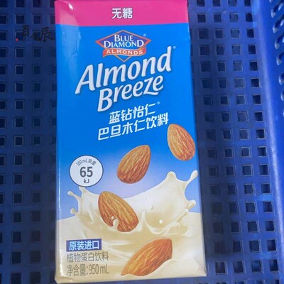 Blue Diamond Almond Breeze巴旦木仁植物蛋白饮料无糖