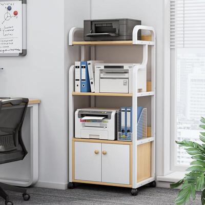 可移动打用印机架收落地多层n2nM5AcX办公室置简物架带轮家约桌边