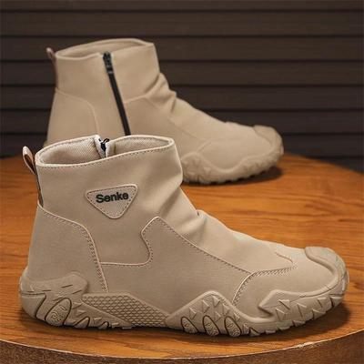 永强潮鞋小店秋冬新款时尚休闲男鞋马丁鞋街头百搭潮流一脚蹬套筒