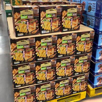 山姆会员代购安格斯牛肉味挪威芥末鳕鱼味EDOpack轻脆小饼干1040g