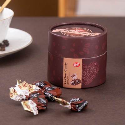 比利时进口嘉芙莲咖啡夹心软糖咖啡糖果颜值开车解困醒神罐装糖果