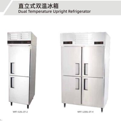 振智豪华柜型直冷立双门藏冷冻/冷藏冻MSL冰厨房冰冷箱