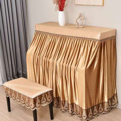 加厚四面力弹绒欧式F95859S8钢琴罩防全罩现代简约高档轻奢钢尘琴