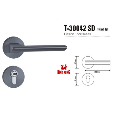 分体锁52*134mm欧式锌合金T-30042室内木门金属门锁卧室房门锁具