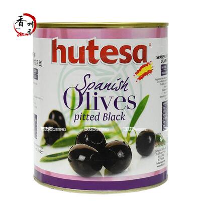 进口 福特莎去核黑橄榄3kg 腌渍油橄榄 pitted black olives