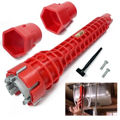 新品5/8 In 1 Multifunction Key Plumbing MLulti Key Flume Wre