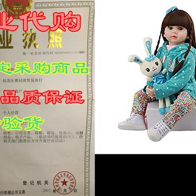 极速UCanaan Reborn Baqby Dolls 24 Inch Lifelike Baby Reborn