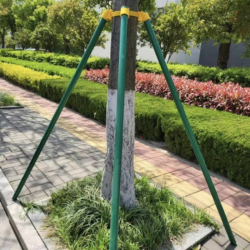 树木支撑架园林绿化镀锌钢管防风固定器支撑杆苗木支架抱箍护树撑