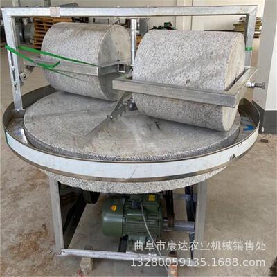 1.3小米线石碾子玉米粉麦粉面直WZI粉研磨艾机绒石碾