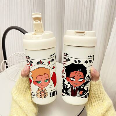 爆款吃人天神Toeatagod二次元杯子nullaSeptem周边双饮保温杯水杯