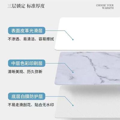 免洗餐桌布纯防水防台布布防MXB烫茶几垫桌正方形色防油水防油桌