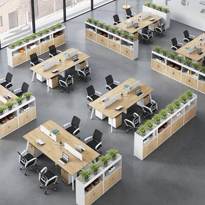 矮柜储物柜办公室隔断柜置物架槽屏柜风隔断a墙4文件tb-65221柜收