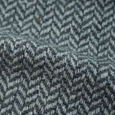 现货混色马羊毛人秋字纹粗纺面料530克春冬季衣时装甲VIM等面大料