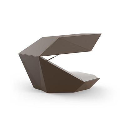 玻璃钢折叠躺床计师高档酒设定别墅民宿户外躺椅遮阳休87022闲沙