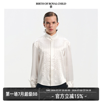 BIRTH OF ROYAL CHILD.BORC 宫廷钉珠衬衫贵族礼服版型立体裁剪