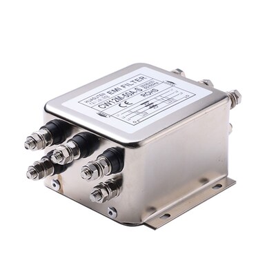 CW12M-SR三相四线交流EMI电源滤波器导轨220V380V抗干扰10A20A30A