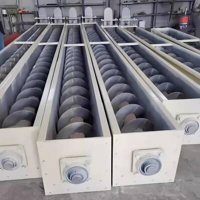 U型螺旋输送机小型绞龙上料机U型螺旋输送机提升机喂料机水泥无轴