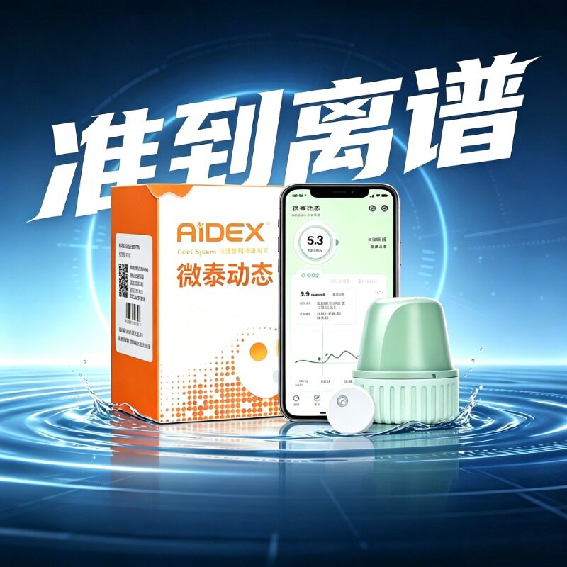 微泰动态血糖仪二代家用免扎手指24小时血糖动态监测仪器传感器
