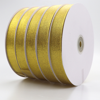 2cm 丝带蛋糕打包o带彩带纱带礼盒包装绑带金葱银葱带厂家直发包