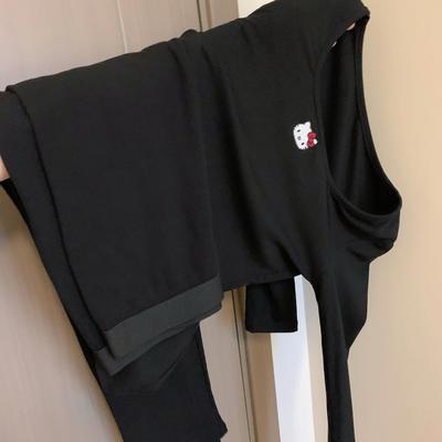 KT保暖内衣女加绒加厚秋衣秋裤女套装德绒黑色打底衣冬季内搭冬天