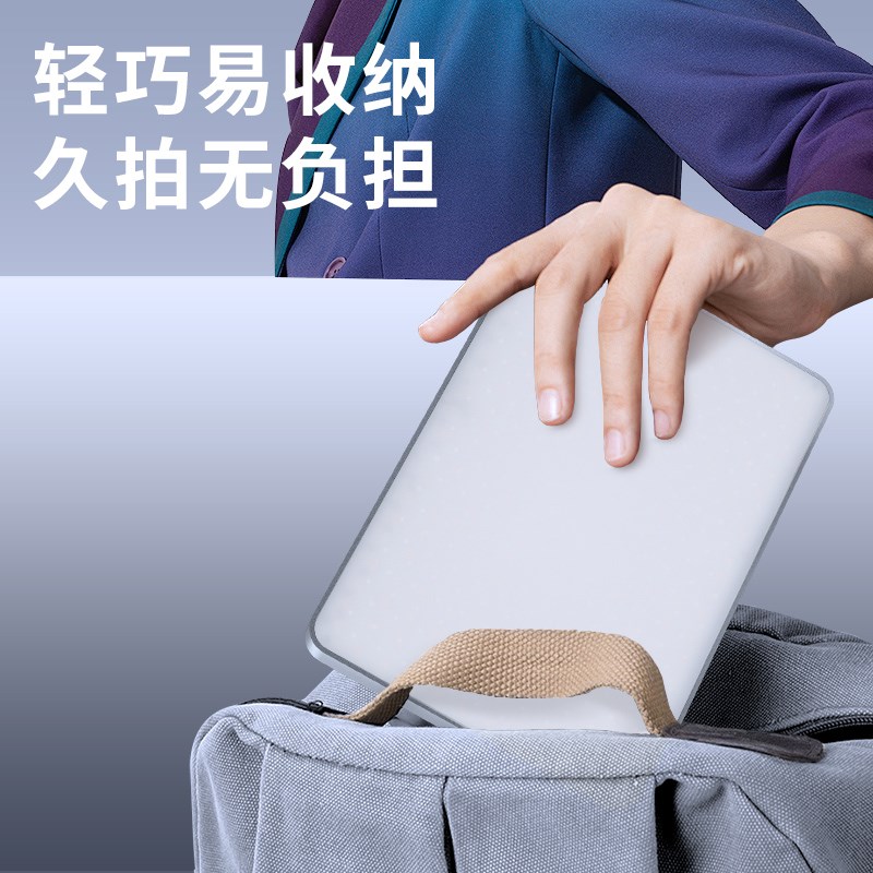 专业摄影LED补光灯拍摄便携手持相机平板灯可调三色温夜景外拍单