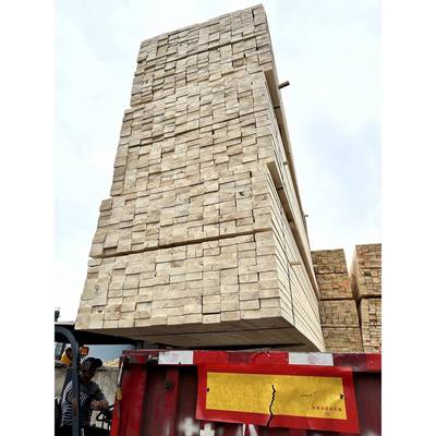 工地建筑木方木龙骨木跳板松木枕木垫木托盘包装箱桥梁工程加工