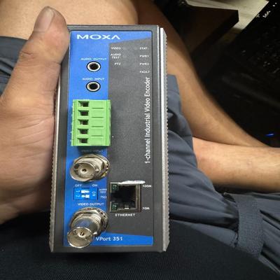 询价~MOXA工业级远程监控视频串口服务器VPort 351 只有
