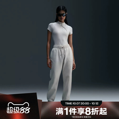 滔搏NIKE耐克女子直筒束脚百搭休闲运动长裤FZ5997-104