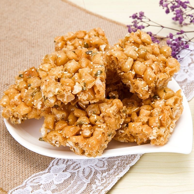 福建特产老式硬沙琪玛香脆莲子酥琪玛酥好吃的儿时零食批发小吃