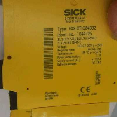 议价西克安全继电器FX3-XTIO84002订单号