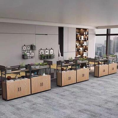 耐用办公室办隔公柜断置物架屏风板客挡62272厅落地花架铁展艺多