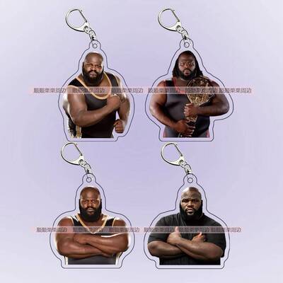 WWE银背黑猩猩Mark Henry马克亨利AEW挂件钥匙扣摔角饰品钥匙链潮