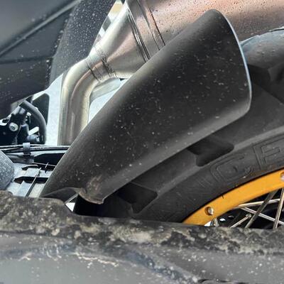 适用于无极RR525 摩托车改装加长后挡泥板DS525X防甩泥后泥瓦配件