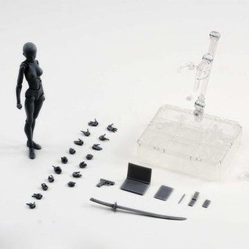 绘画人体模型关节可动人偶木头人形艺术品木偶人调动画室素描