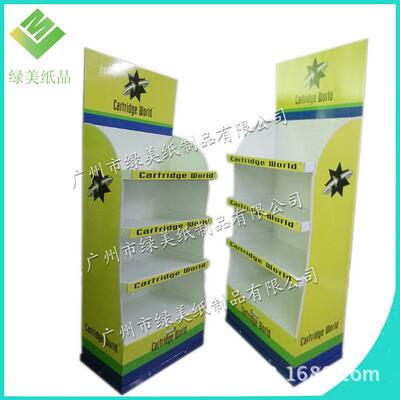 广州纸货展架落地式lmw00281彩笔纸陈促列架文架示具用品纸销架