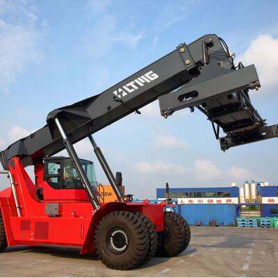 集装箱正面吊起重机45吨 港口全新外贸出口正面吊运机45ton