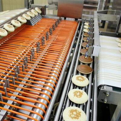 100器0型自动豆夹心铜化锣烧红机DNR派蛋糕烙印两片夹心蛋糕线海