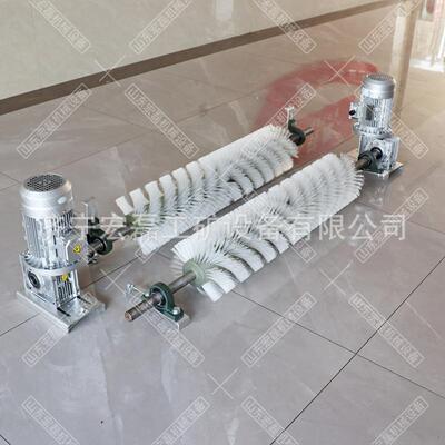 输送带电滚0刷刷1400型电清扫器煤矿旋转式毛刷清动理器B140尼龙