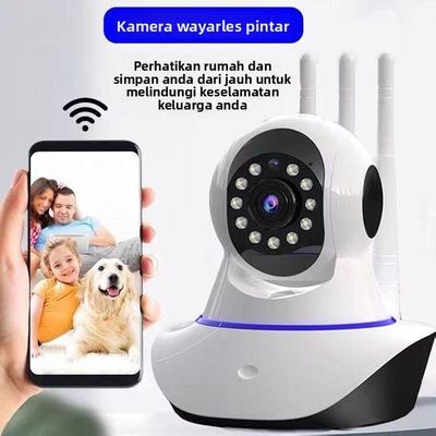 有看头无线监控器摄像头手机wifi远程网络家用云台旋转室内网线口