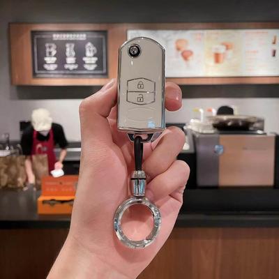 马自达3星骋钥匙套老款马自达6/8/2劲翔/MX-5睿翼汽车钥匙壳包扣