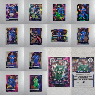 Panini Prizm Select 莱斯特城 瓦尔迪 舒梅切尔 等人 球星卡