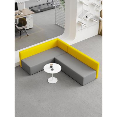 休闲现代培训机构早教中心候车区4S店营业厅休息区洽谈沙发组合