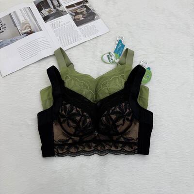 名柔文胸厚杯中厚聚拢小胸显大无钢圈内衣侧收副乳调整型胸罩2319