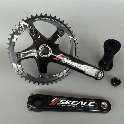 SKEACE新款中空一体大齿盘 死飞自行车大齿盘 SKE大齿盘 竞速带原