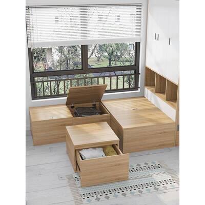 A5L塌米塌米床衣柜一体组合拼沙户发床小型卧间室省UOB空储物榻榻