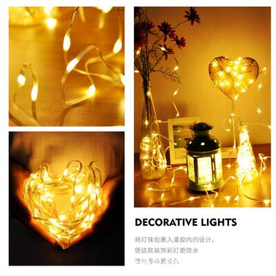 热卖铜串led户外线防水2灯4V低压FJP圣诞节爆房间款圣诞树装饰灯